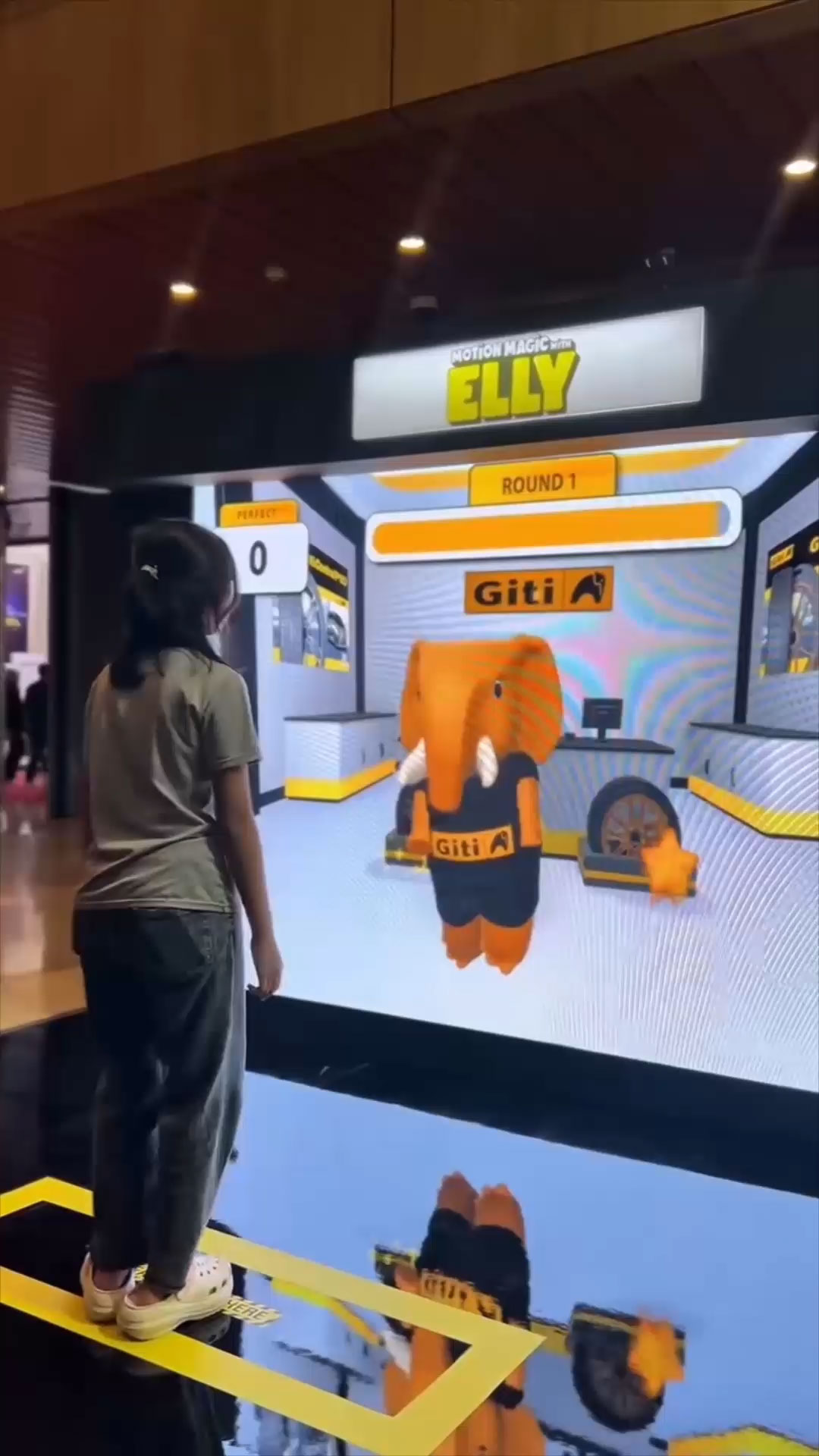 Motion Magic with Elly Elephant Installation | Tenstud Case Study